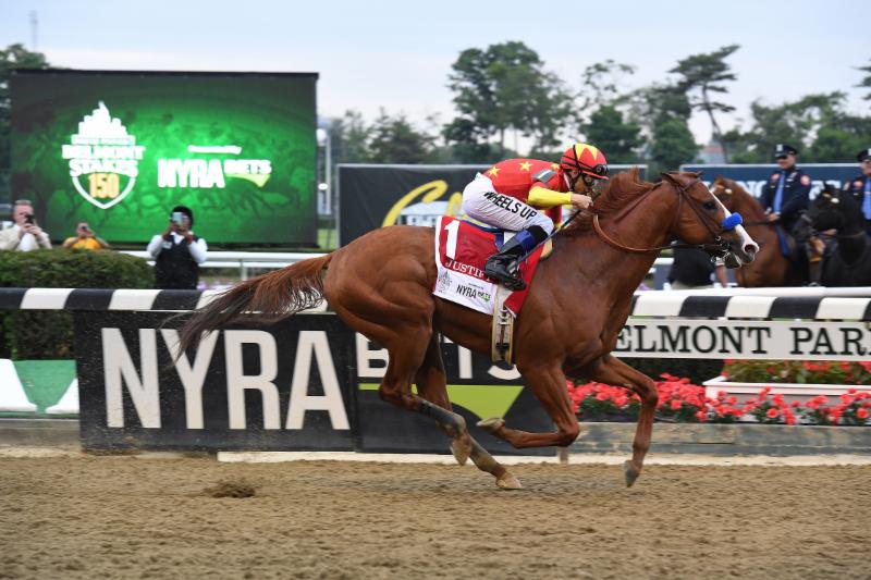 MIKE SMITH AND JUSTIFY CARRY AMERICAN EQUUS TO FLAWLESS TRIPLE CROWN V ...